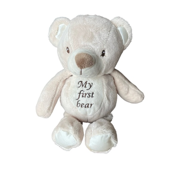 Kellytoy | Toys | Kellytoy My First Bear Plush Rattle Teddy Sewn Eyes ...